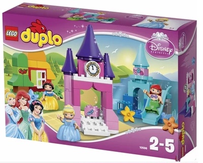 乐高益智拼插积木LEGO正品德宝DUPLO系列 迪士尼公主集锦10596