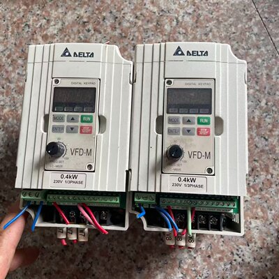 议价台达变频器VFD004M21A(0.4kw) 拆机2个 成色