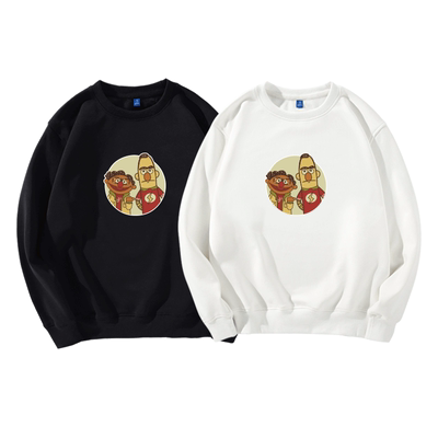 生活大爆炸恶搞芝麻街圆领卫衣