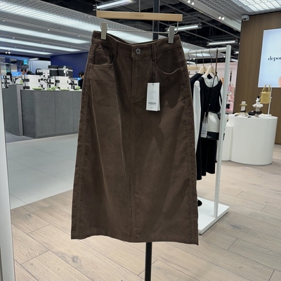不退换全韩 DEPOUND 韩国代购2025秋半身裙 DP259OSK009M 5J25