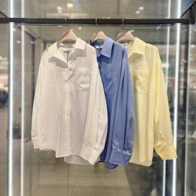 COTA韩国代购ZOOC 2026春 百搭休闲衬衫 Z262MSC018 6C16