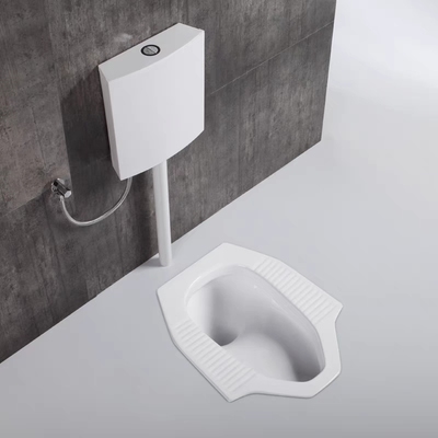 三角形蹲便器带存水弯隔臭大便盆无弯蹲坑前排后排水不发黄不堵塞