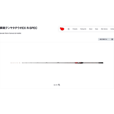 26款 Daiwa 瞬锐 TENYA TACHIUO EX R-SPEC 天亚带鱼实心竿稍钓竿