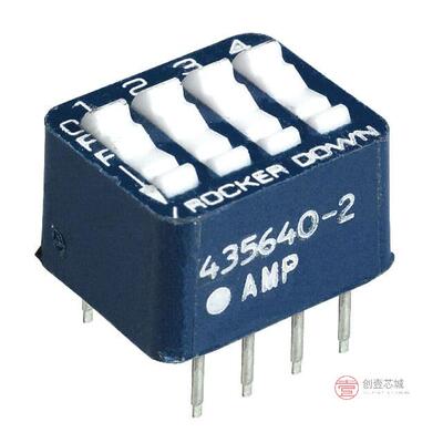 原装正品5435640-2全新SWITCH ROCKER DIP SPST 60MA 5V