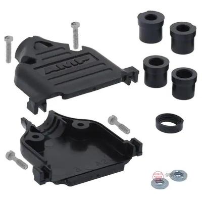 原装5748678-3全新CONN BACKSHELL 25POS 180DEG BLK正品