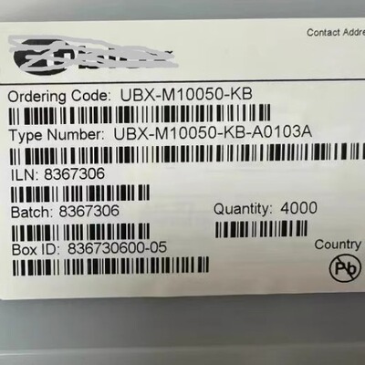 UBLOXUBX-M10050-KB10050GPS芯片