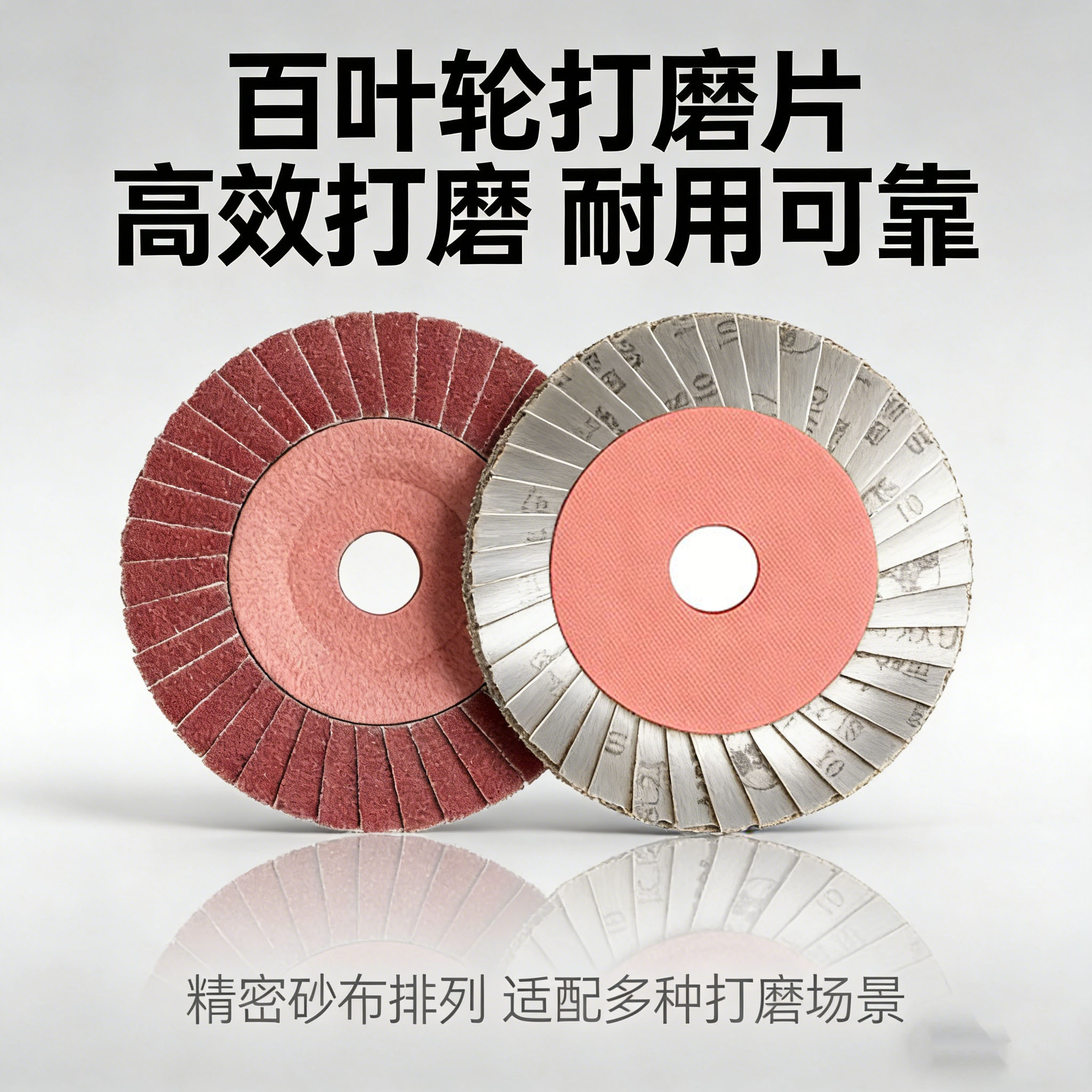 金碟花形页轮页片打磨片抛光片花型百叶片平面砂布轮优质砂布