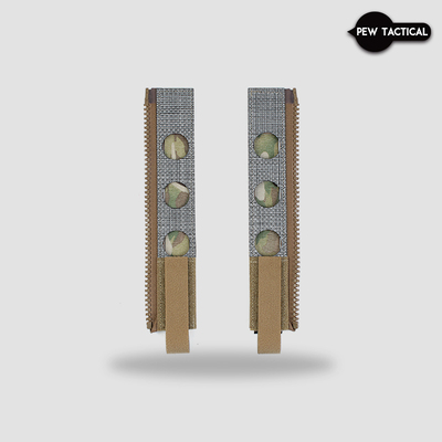 战术背心molle背板拉链转接板