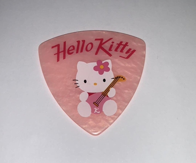 绝版1998年 hellokitty 粉色吉他拨片孤品fernandes