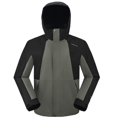 探路者冲锋衣男式24秋冬户外防风三合一外套女TAWWAM92208/91207