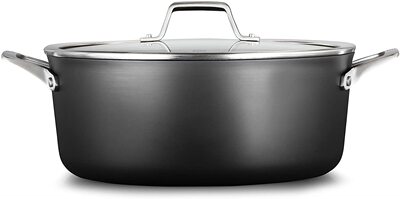 美国代购calphalon premier硬质氧化铝不粘锅荷兰锅炖锅 8.5夸脱