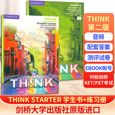 THINK STARTER（STUDENT'S BOOK&WORKBOOK）2ND EDITION Puchta,Jeff Stranks&Lewis-Jones,Puchta,Stranks&Lewis-Jones 著 著