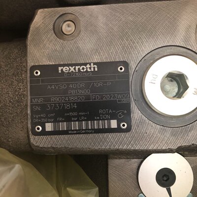 【议价】力士乐柱塞泵R902418820A4VS040DR/10R