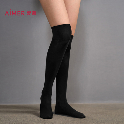 爱慕魔力打底女士秋冬含羊毛膝上袜AM94A253