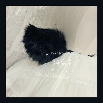 小兔子可爱毛绒球球尾巴