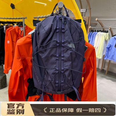 TheNorthFace北面16L 百搭户外双肩包可调节腰带紫色男女同款8HRZ
