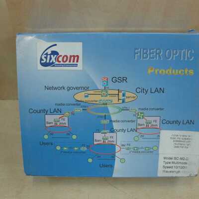 SIXCOMFIBEROPTICSCM2DMultimode10100BASETX转100BASEFX媒体转换