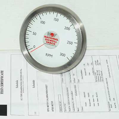 ElectroFlow Controls M25X Analogue RPM Gauge ATEX Certificat