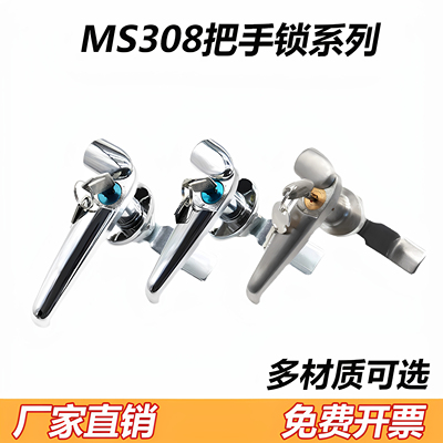 电箱门不锈钢把手锁MS308执手锁