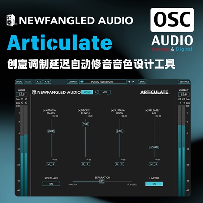 正版Newfangled Audio Articulate 调制延迟自动修音音色设计插件