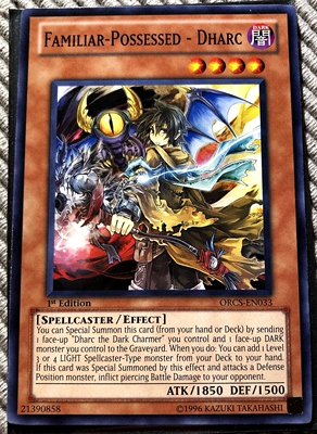 游戏王 美英一刷 ORCS-EN033 N 凭依装着-达克 A7B