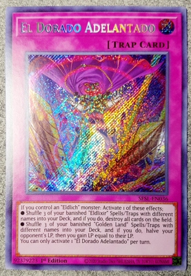 游戏王 美英一刷 SESL-EN036 SCR 黄金之征服王   JA3