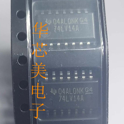 SN74LV14ANSR  74LV14A  SOP14  中体 5.2MM 触发器 全新原装