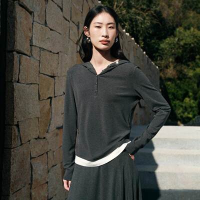 商场同款26春装新款女装连衣裙长裙女假两件针织衫套装A1FCG1501