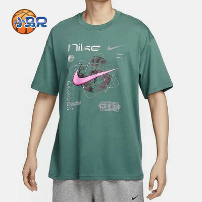 夏季新款 NIKE/耐克M90男子宽松版棉质透气短袖T恤FV8419-361