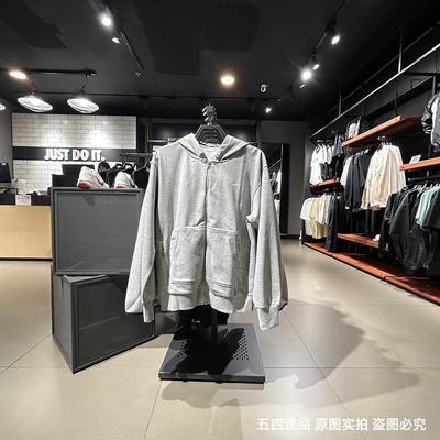 正品Nike/耐克上衣秋季百搭男子运动休闲保暖连帽夹克 DQ5817-010