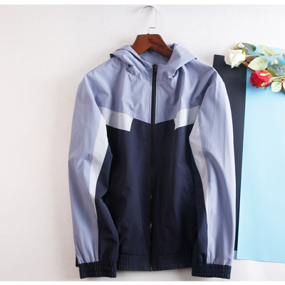HL35206 海系列时尚休闲连帽运动款夹克外套薄款春夏季青年两面穿