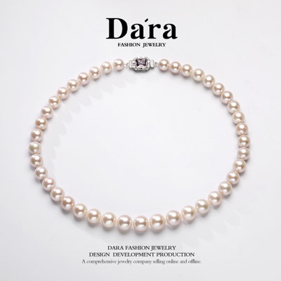 【舒醒老师】吉尔德五星曼塔12mm正圆极光无暇淡水珍珠满串项链