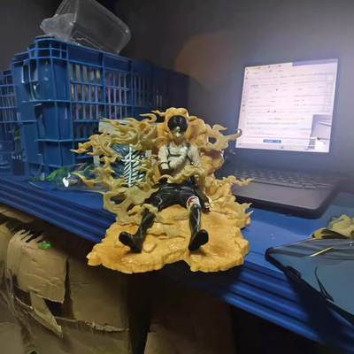 动漫 进击的巨人 GK 谢幕 利威尔 阿克曼兵长 坐姿 盒装手办公仔