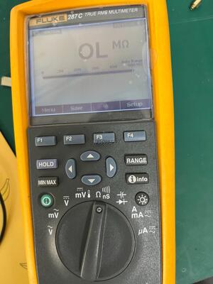 议价维修fluke287c福禄克，开机报警，注意是维修的，看清楚议价