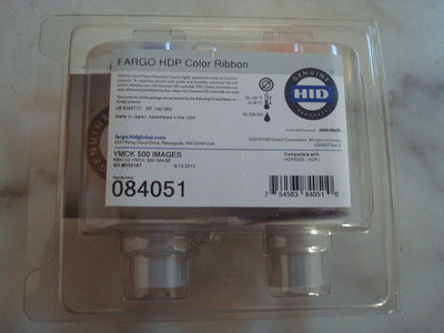 FARGO084053彩色带84051清洁卡