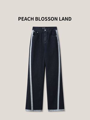 4.10F B 棉质！撞色直筒牛仔裤GDNZ122