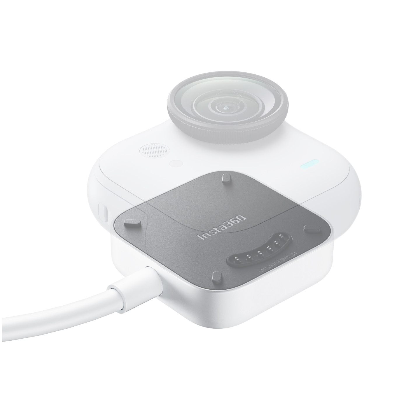 影石Insta360原装GO Ultra单相机充电底座插座充电配件磁吸挂带