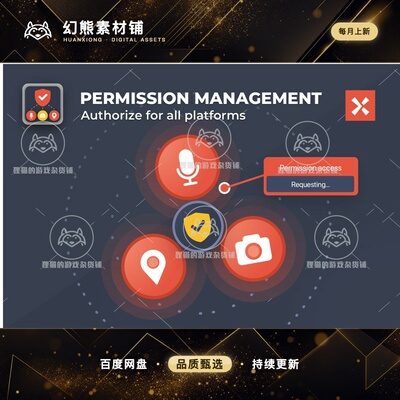 Unity Permission management 5.0 5.0.1 包更新 权限管理插件