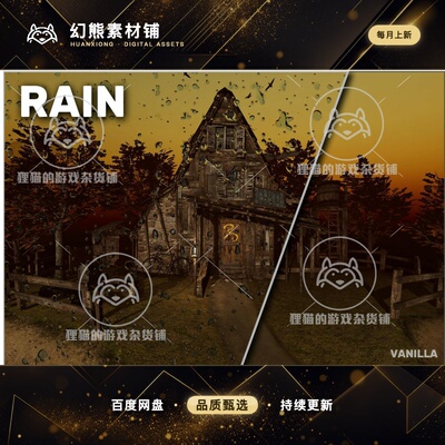 Unity Spice Up Rain 3.0.0 包更新 下雨雨镜特效URP