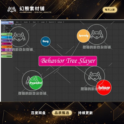 Unity Behavior Tree Slayer 行为树AI可视化工具 1.0