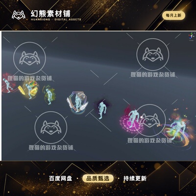 Unity Auras Buffs and Shields 1.3 包更新  周身护盾效果特效