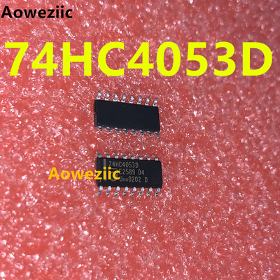 10个 74HC4053D 74HC4053 SIOP-16 贴片 三路2通道模拟多路复用器