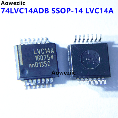 10个 74LVC14ADB SSOP-14 丝印 LVC14A 六路施密特触发反相器原装