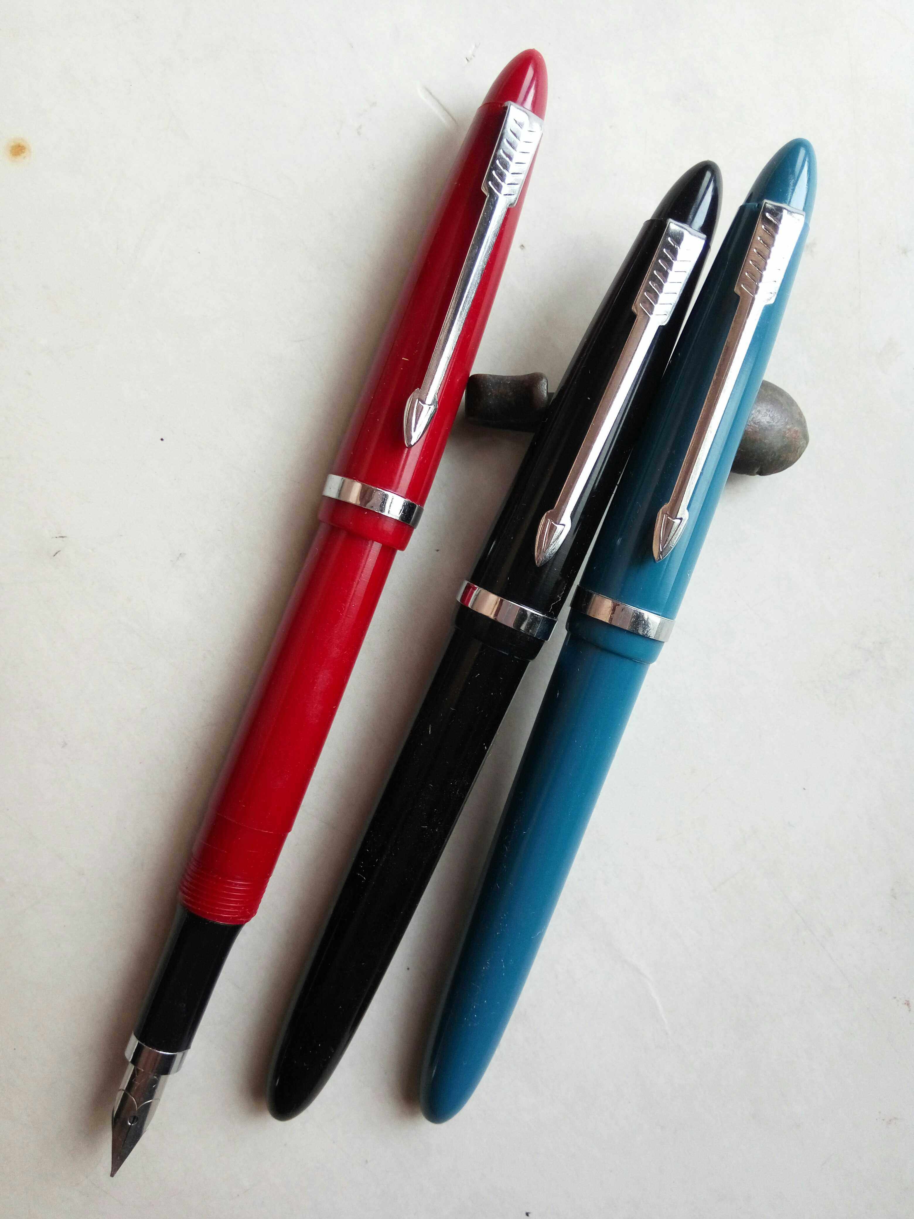 阅古斋yongjiu牌9812正品钢笔旋帽明尖学生练字笔文具满50元包邮