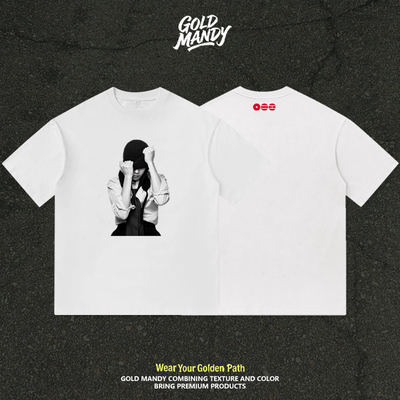 BTS2026ARIRANG周边快闪同款印花J-hope纯棉T恤半袖情侣男女同款