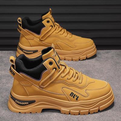 S7508新款高帮马丁靴英伦工装机车鞋百搭休闲鞋潮鞋户外跨境