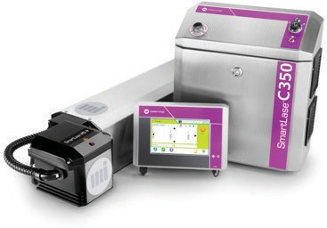 马肯依玛士C350 HD激光打标机markem-imaje C350HD+激光喷码机