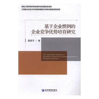 正版书籍 基于企业惯例的企业竞争优势培育研究嵇国平经济管理出版社管理企业竞争市场竞争研究中国 人天书店畅销书排行榜