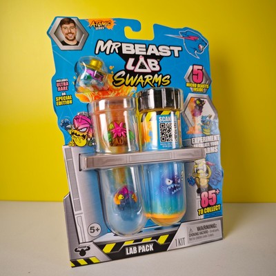 MrBeast Lab5装野兽试管试验瓶科学怪人黄金宝藏儿童盲盒玩具