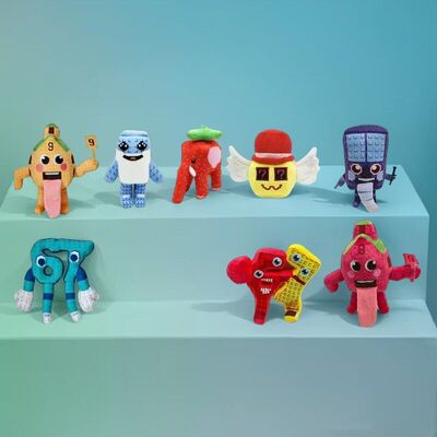 跨境新品Steal a Brainrot plush 机顶盒9号房子毛绒公仔创意玩具